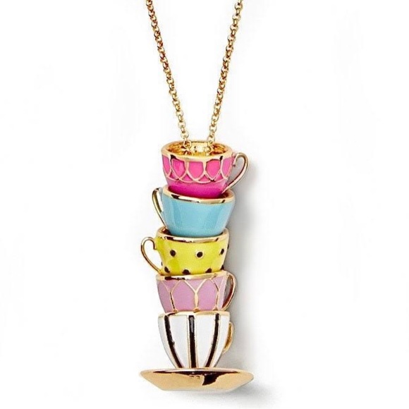 kate spade | Jewelry | Kate Spade Alice In Wonderland Pink Teatime 2k ...